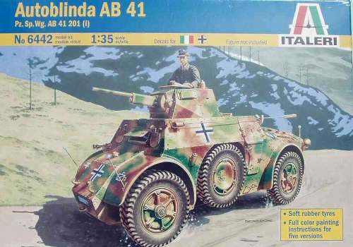 イタレリ 1/35 イタリア軍 AB41装甲車 キットレビュー: METEOR.スケールモデルのブログ